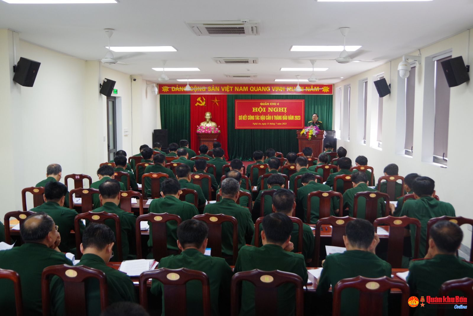 Quân khu 4: Sơ kết công tác Hậu cần 6 tháng đầu năm 2023